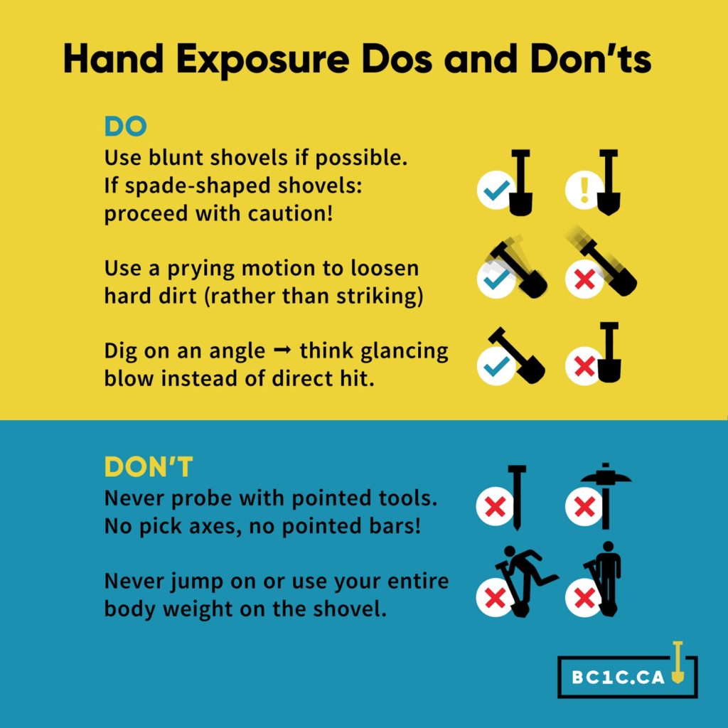 Dig Safe Tips: Hand Exposure 101 - BC 1 Call