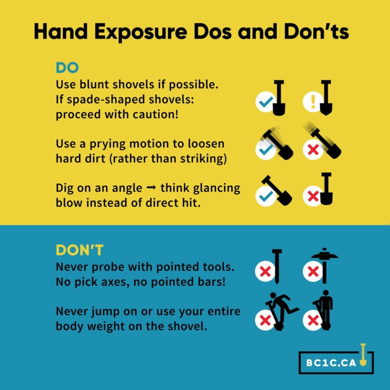 Dig Safe Tips: Hand Exposure 101 - BC 1 Call