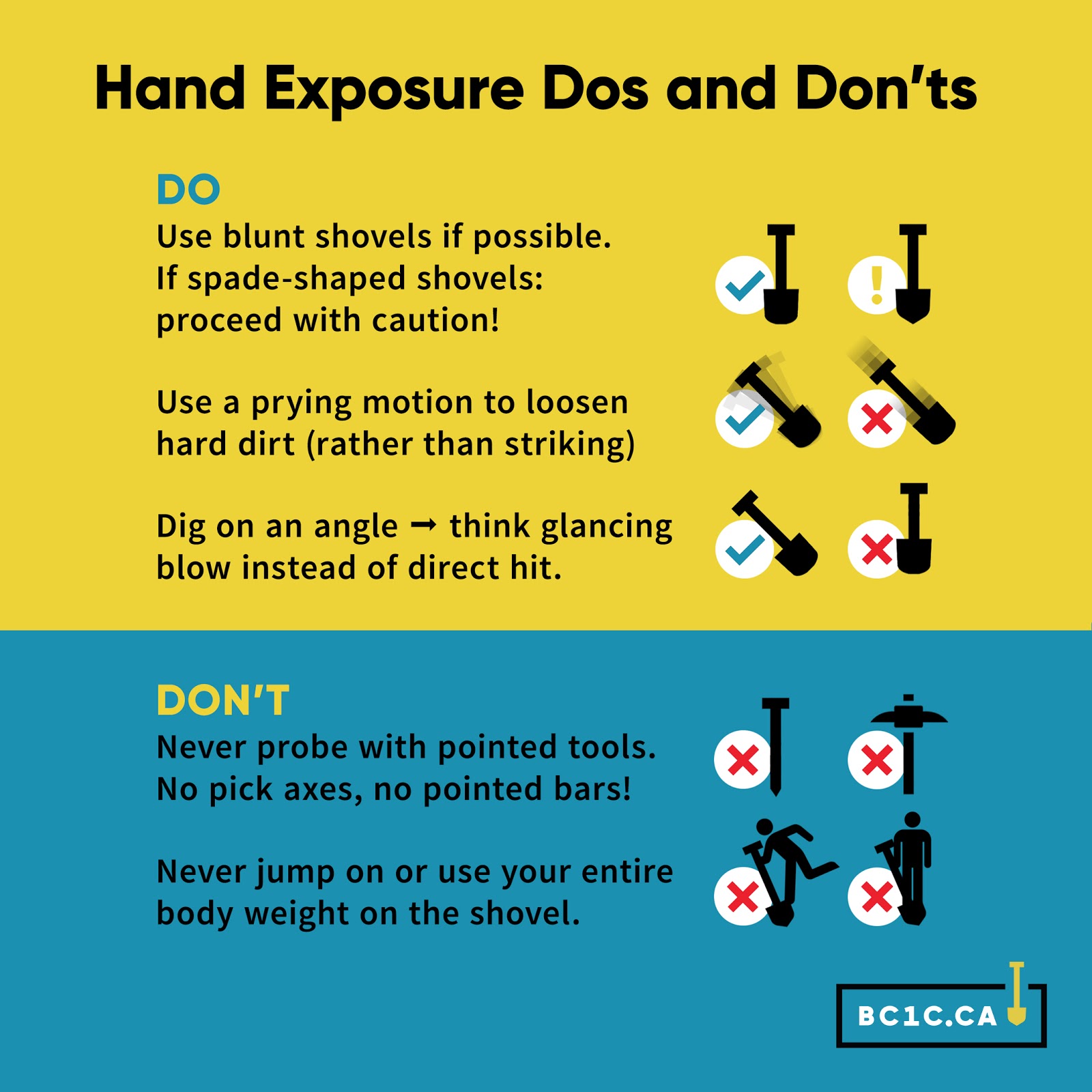 Dig Safe Tips: Hand Exposure 101 - BC 1 Call